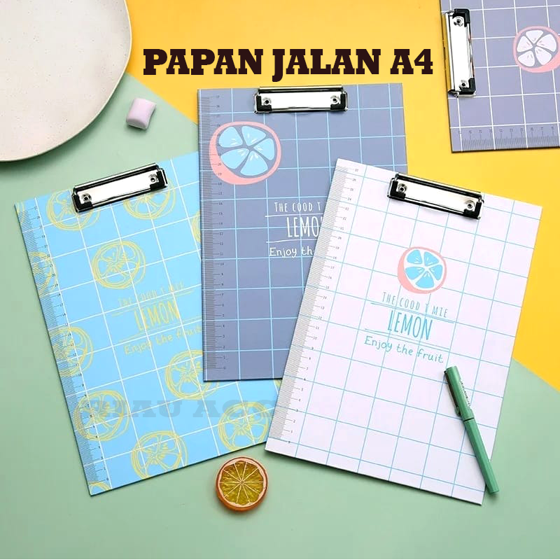 RIAUACC Papan Tulis Ujian Clipboard With Cover Cute Anak Dewasa ...