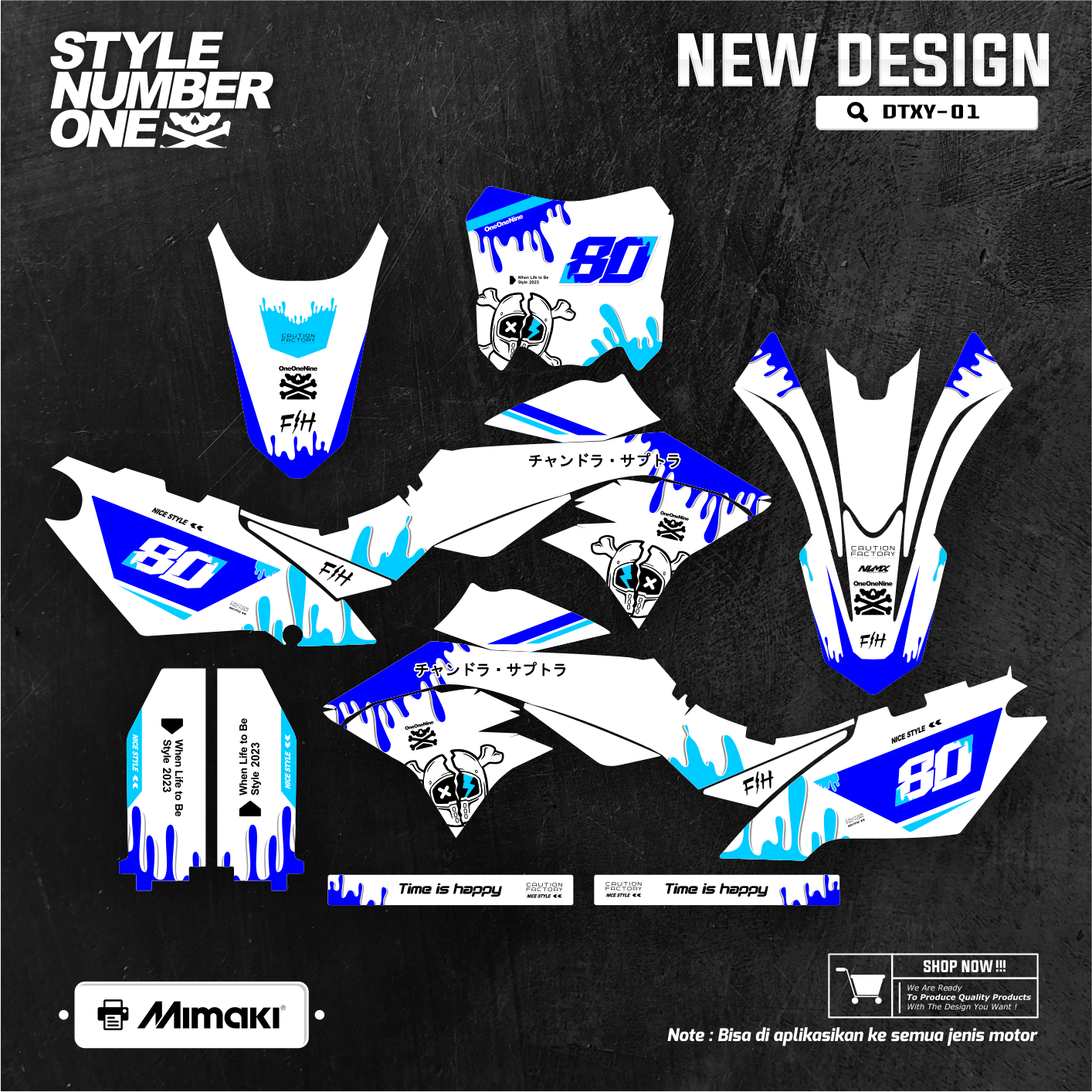 Custom stiker dtracker fullbody decal dtracker custom | Lazada Indonesia