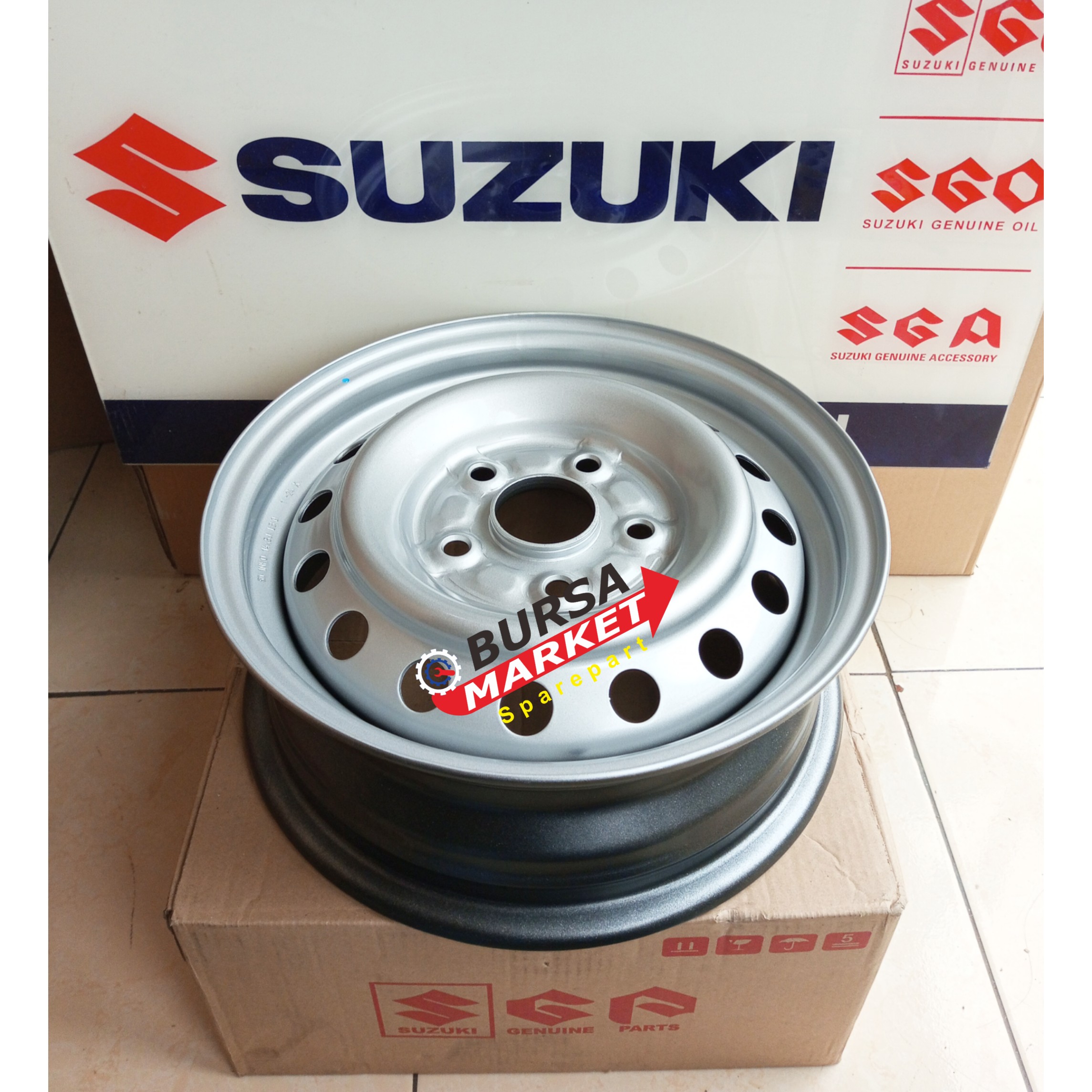 velg standard / velg kaleng APV R14 asli original suzuki agp | Lazada ...