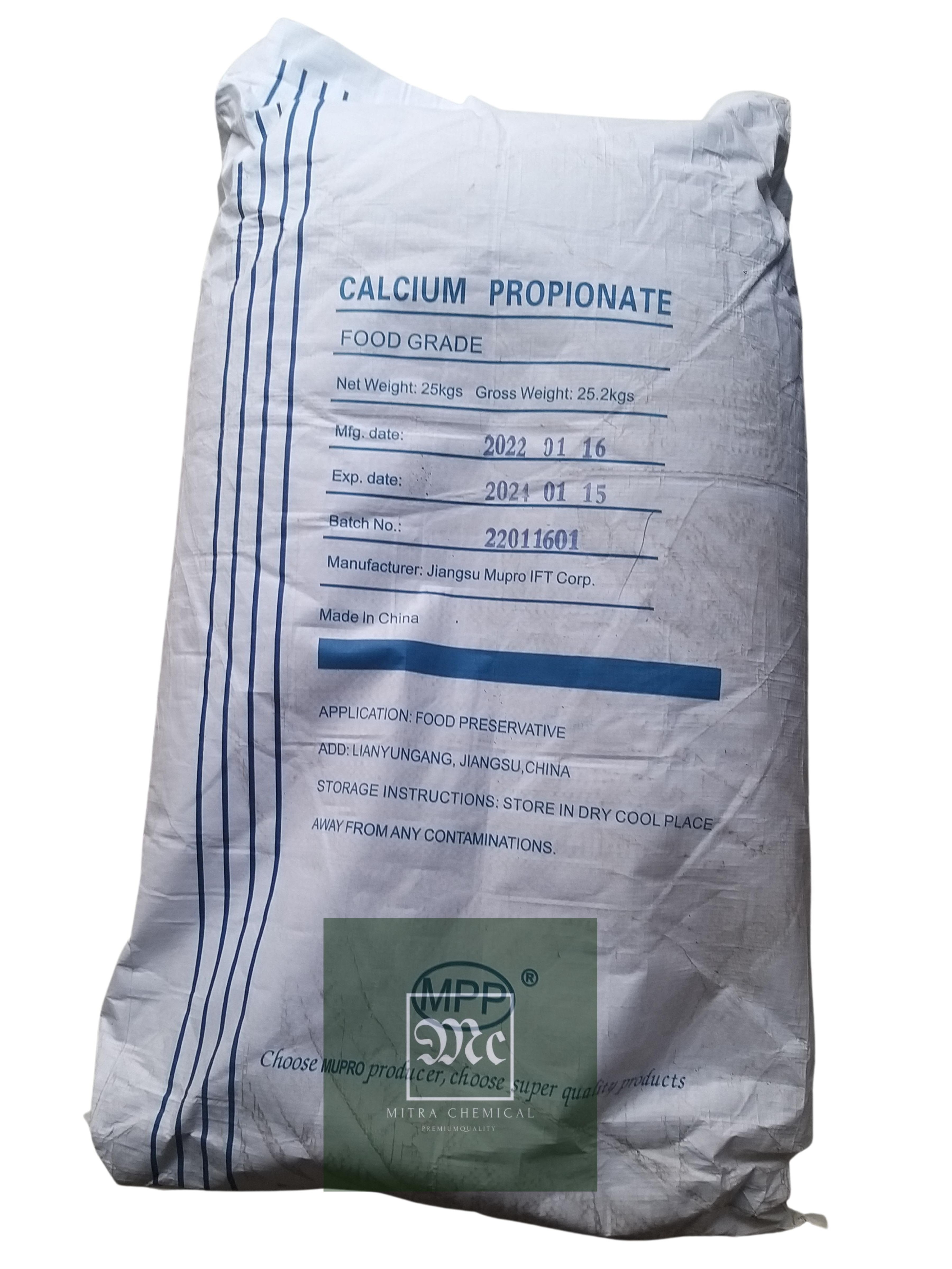 Calcium Propionate Powder Mupro Ex. RRC Food Grade Anti Tengik repack ...