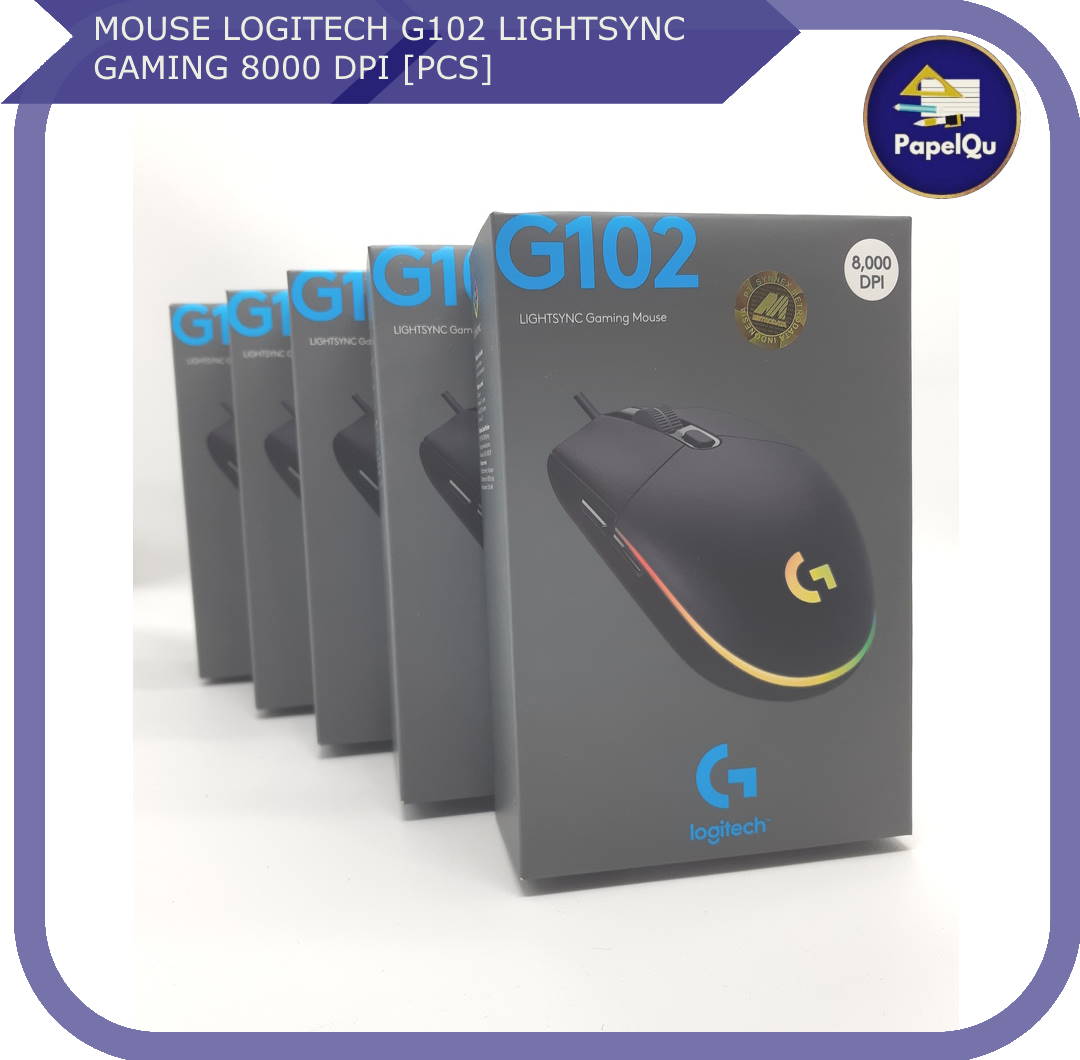 Gaming Mouse Logitech G102 Lightsync 8000 DPI [PCS] | Lazada Indonesia