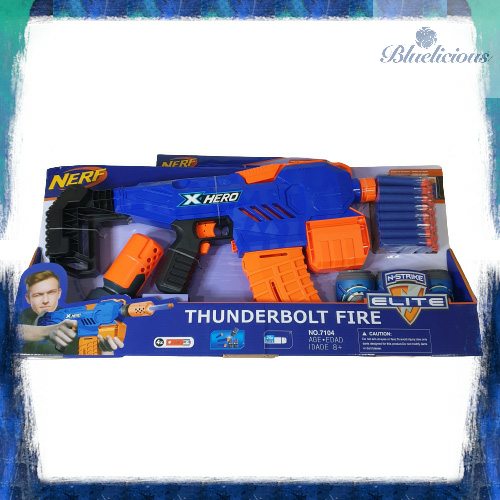 Nerf Thunderbolt Fire - X-hero - Model Rifle | Lazada Indonesia