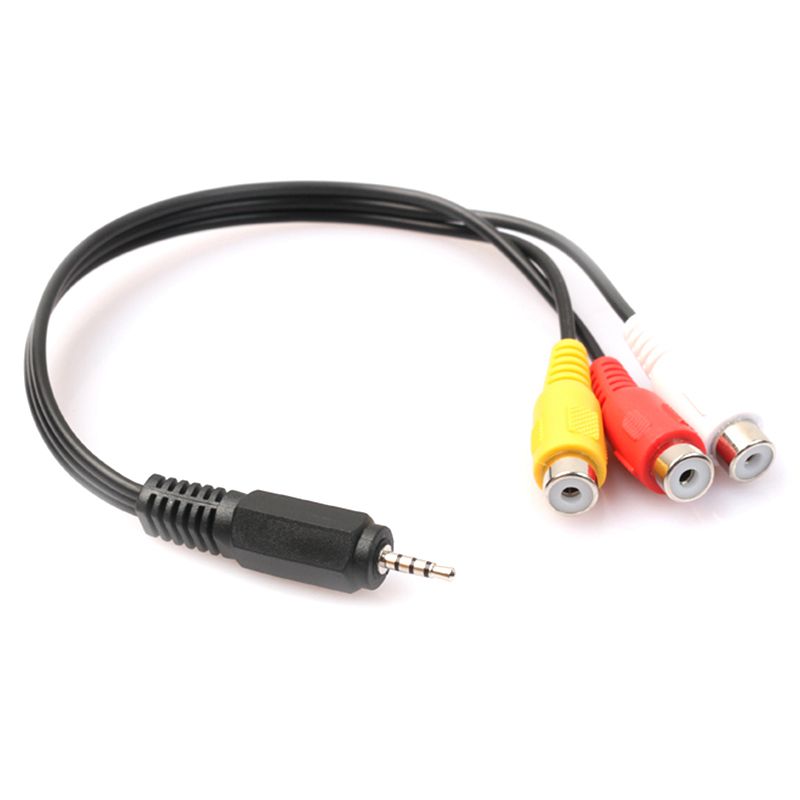 AV Composite 3 RCA Cable Male Video Stereo Audio Triple 3-RCA Cord DVD ...