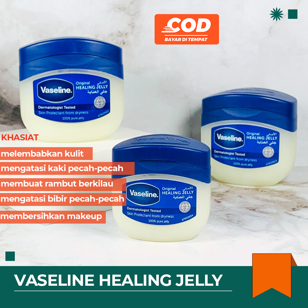 VASELINE PETROLEUM HEALING PURE 100% JELLY ORIGINAL ARAB SAUDI 50ml ...