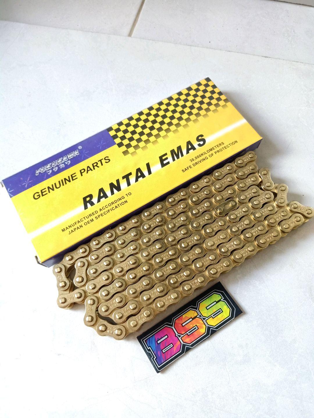 Rantai Gold Fukukawa 428H 120,130 128 Japan / Rantai Emas Fukukawa 428H ...