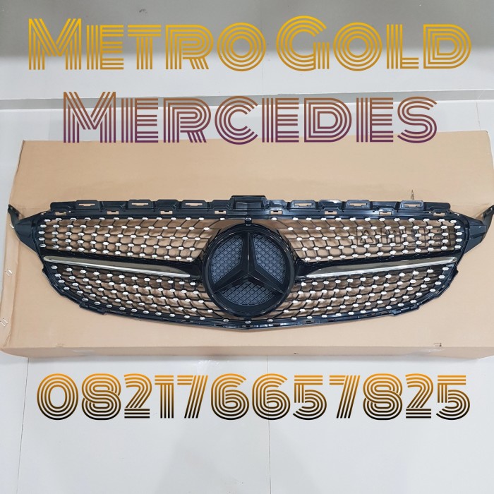 Grill / Diamond Grille W205 Mercedes Benz Model AMG List Silver Mercy ...