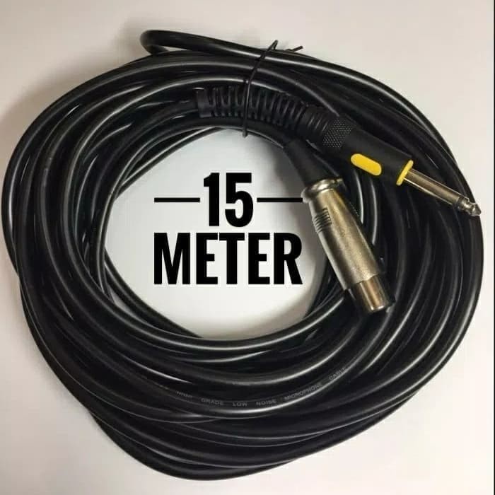 Kabel Mic 15 Meter Longway/Microphone 15 Meter Longway | Lazada Indonesia