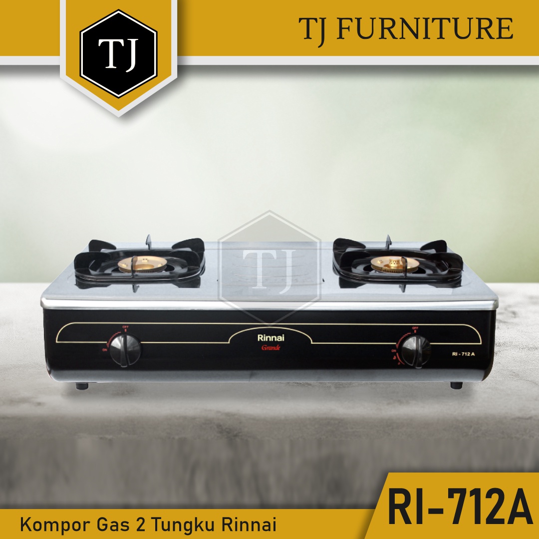 Rinnai Kompor Gas 2 Tungku - RI 712A / RI 712 A / RI712A / RI-712A | Lazada Indonesia