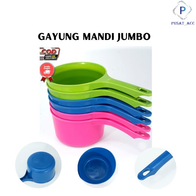 GMB7 - Gayung Plastik Murah Ukuran Besar Bentuk Bulat | Lazada Indonesia