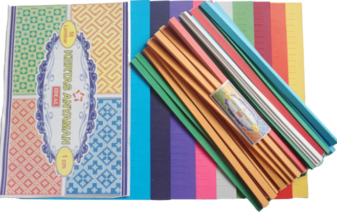 KERTAS ANYAMAN 1 CM IDEAL | Lazada Indonesia