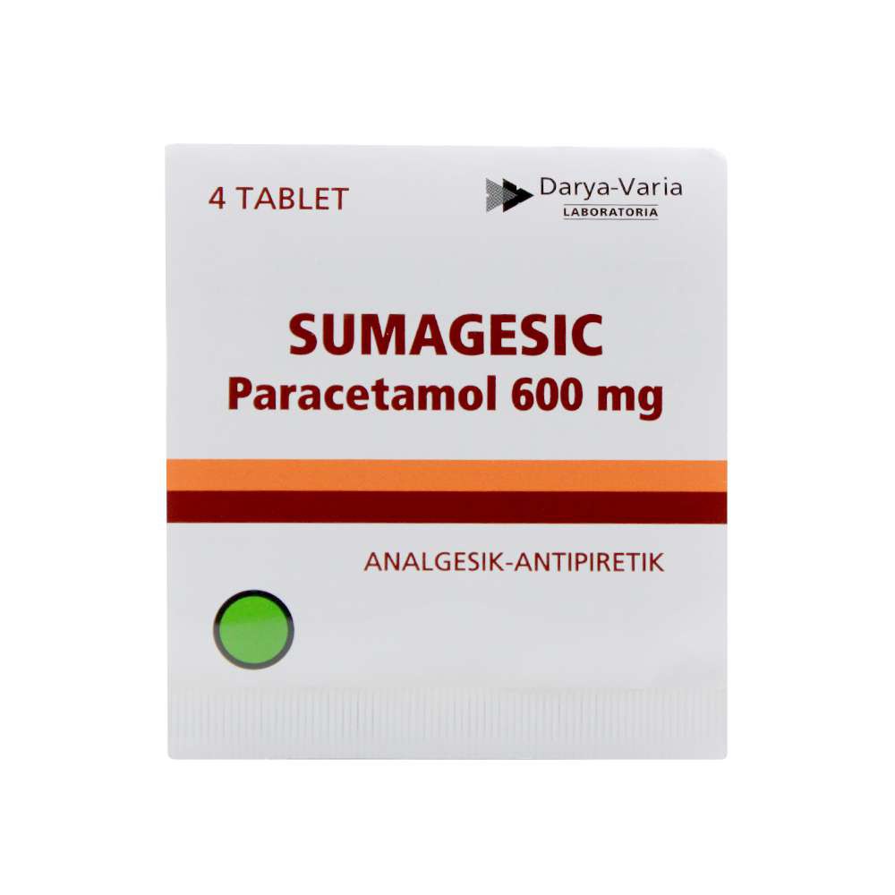 SUMAGESIC TAB 600 MG 1 STRIP 4 TABLET Paracetamol | Lazada Indonesia