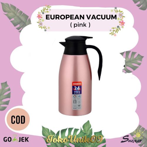EUROPEAN VACUUM JUG 2L / TERMOS PANAS / TERMOS TAHAN PANAS / TERMOS 2L ...