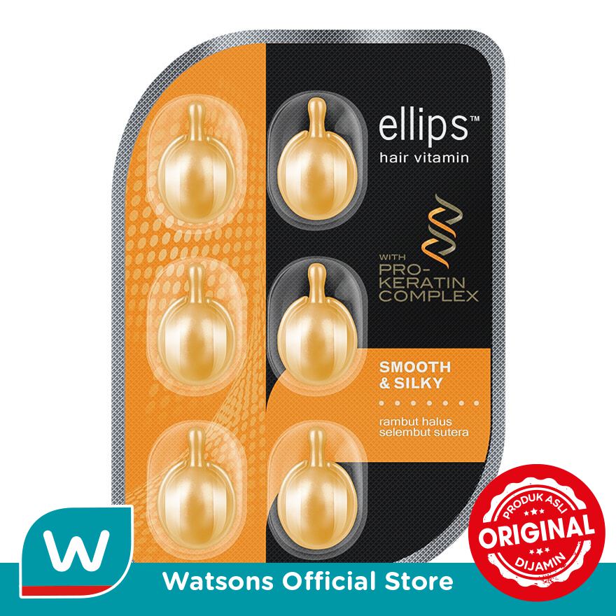Ellips Hair Vitamin Smooth & Silky Blister 6s | Lazada Indonesia