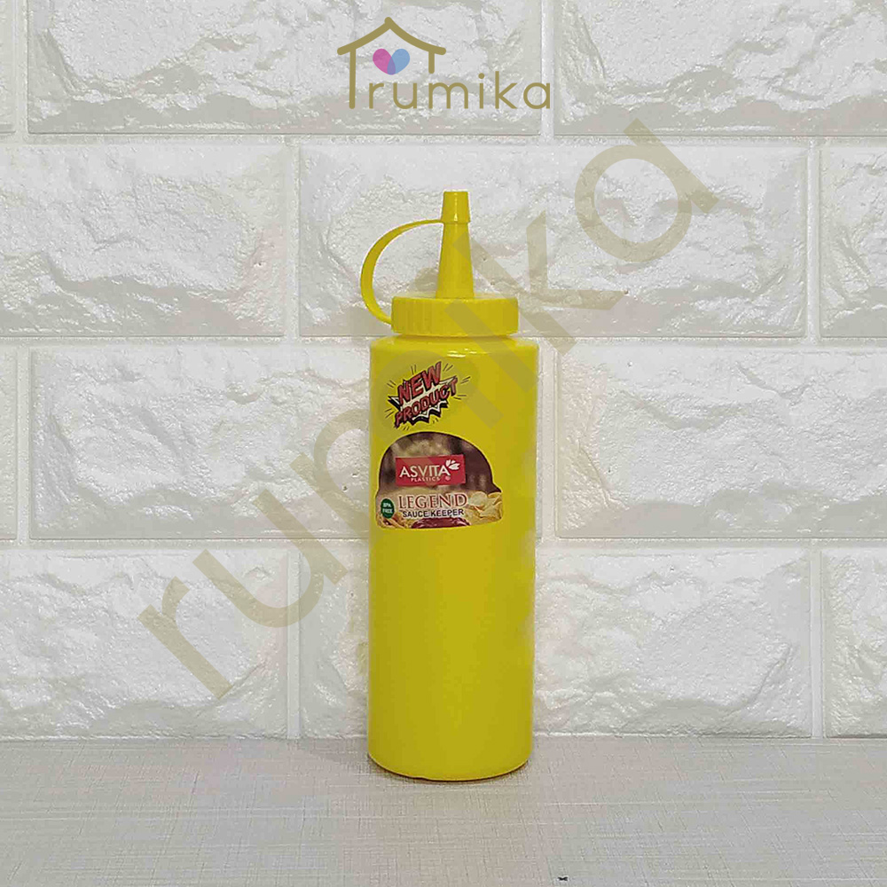 Botol Kecap Saus / Botol Saos Legend dengan Tutup (Food Grade) - 400 ML ...