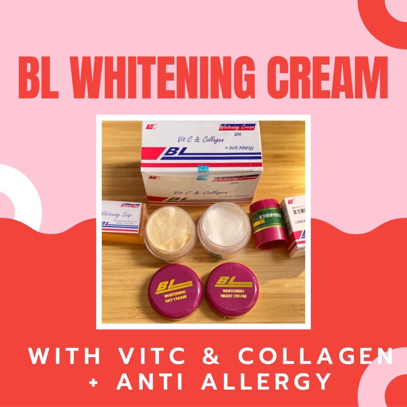 BL WHITENING CREAM WITH VITC & COLLAGEN + Anti Allergy | Lazada Indonesia