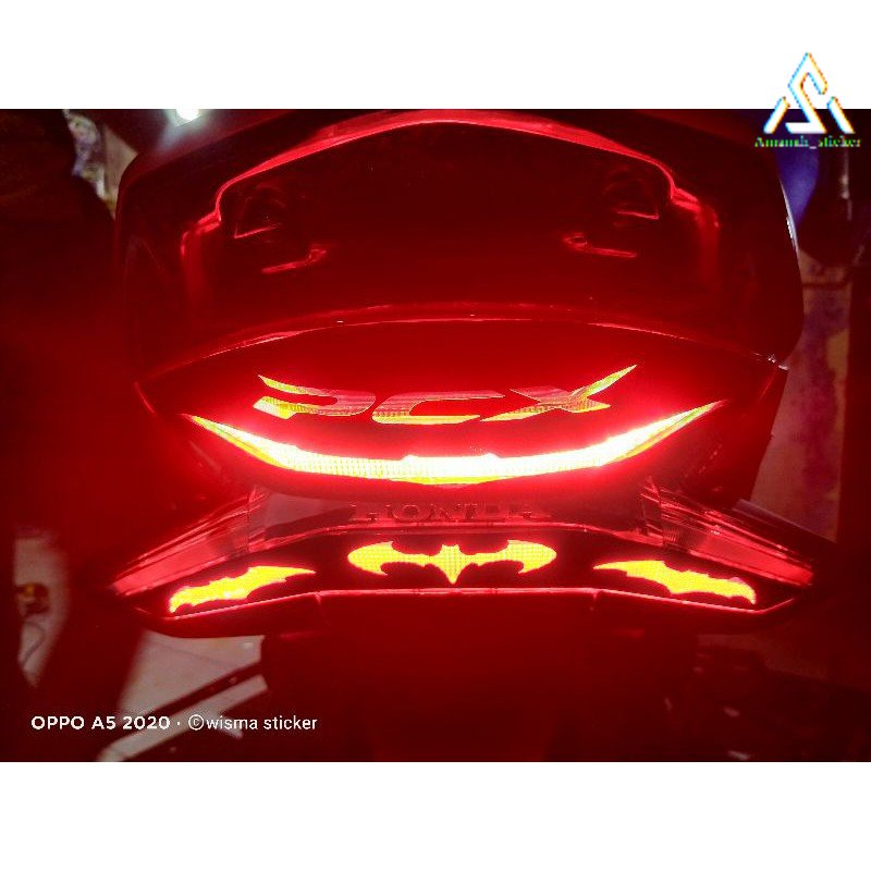 Stiker Stoplamp PCX 150/ Stiker Lampu Belakang PCX 150 / Sticker ...