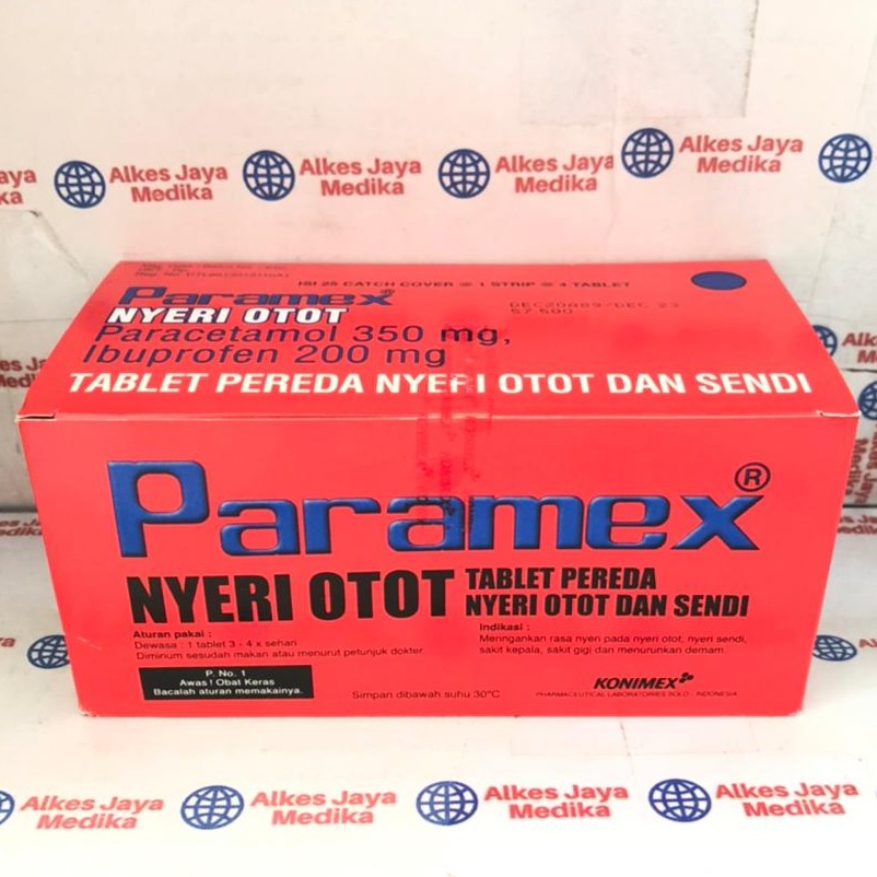 Paramex Nyeri Otot Box Isi 25 Strip 4 Tablet - Obat Nyeri Otot | Lazada ...