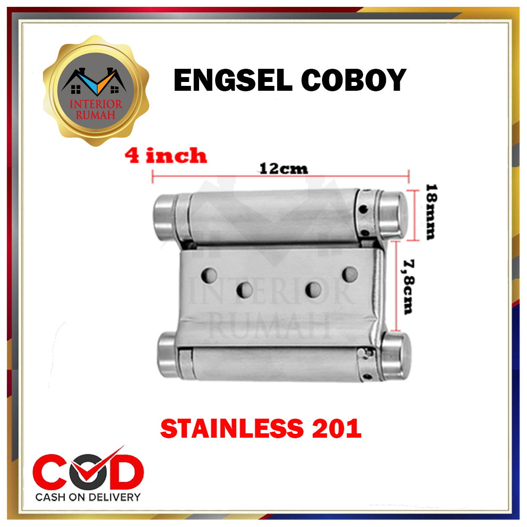 Engsel Koboy 3 inch, 4 inch, 5 inch / Engsel Cafe / Engsel Bolak Balik ...