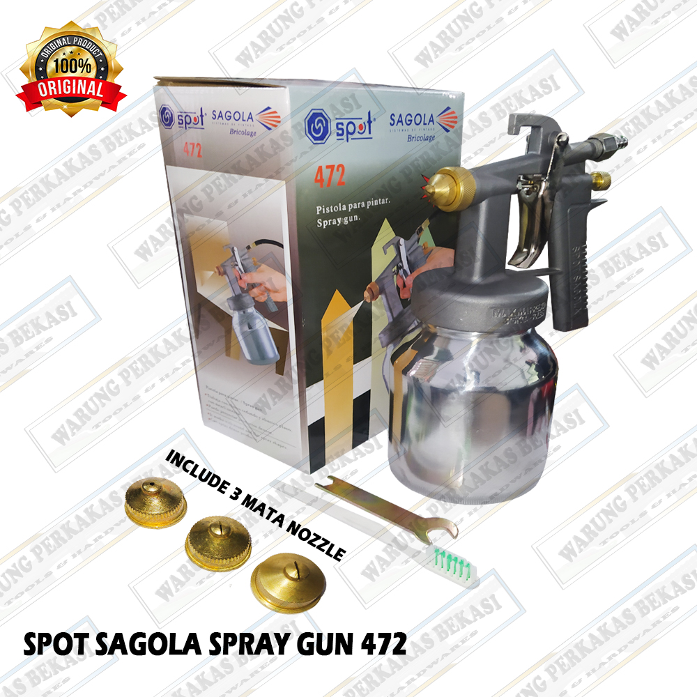 Shogun / SPOT SAGOLA Spray Gun Spet Alat Semprot Cat 472 Type Sagola ...