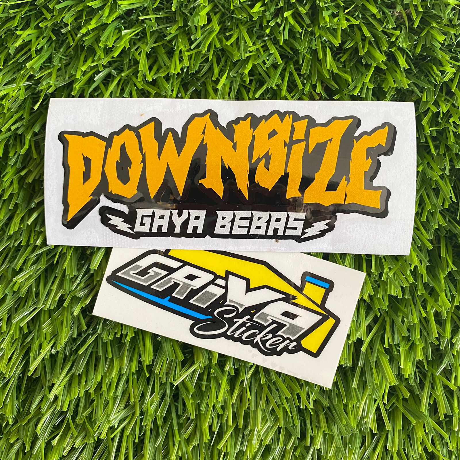 stiker DOWNSIZE GAYA BEBAS sticker cutting downsize ogah jinjit style ...