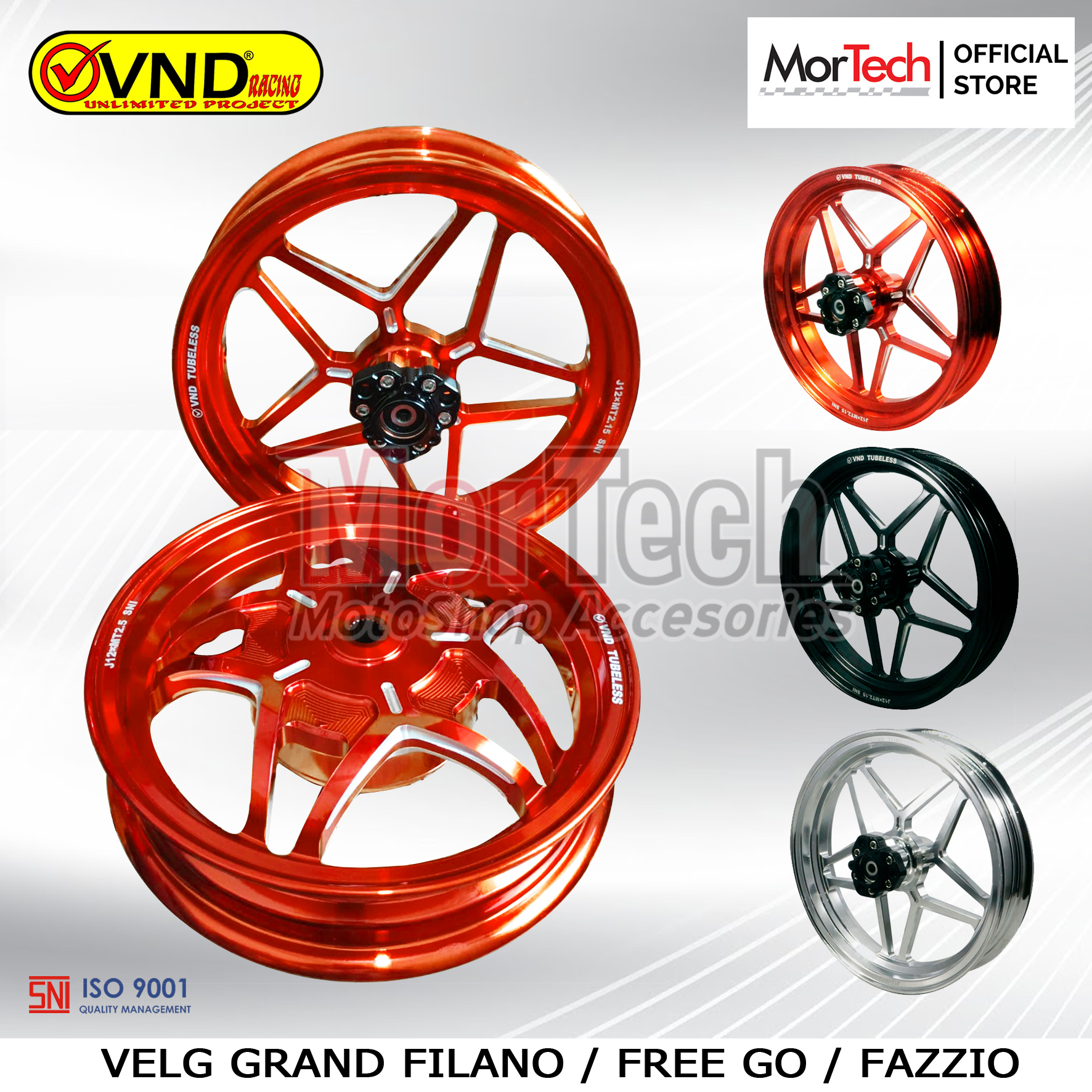 VND Velg Pelek Racing V Speed V1 Model Bintang M King Speed Motor Yamaha Grand Filano Free GO ...
