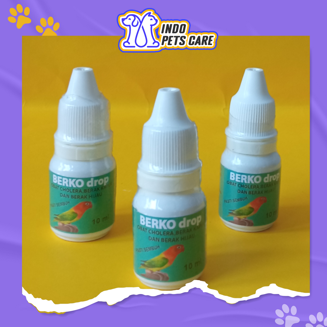 OBAT DIARE BURUNG KICAU - BERKO DROP 10 ML ORIGINAL - CAIRAN TETES ...
