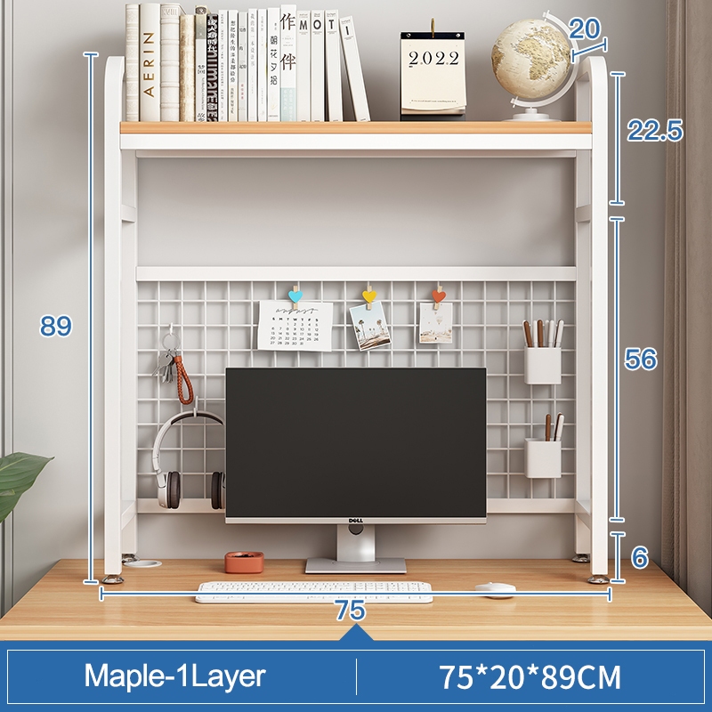 Rak Desktop Storage Rak Meja Stationery Rak buku Storage Rak Polaroid ...