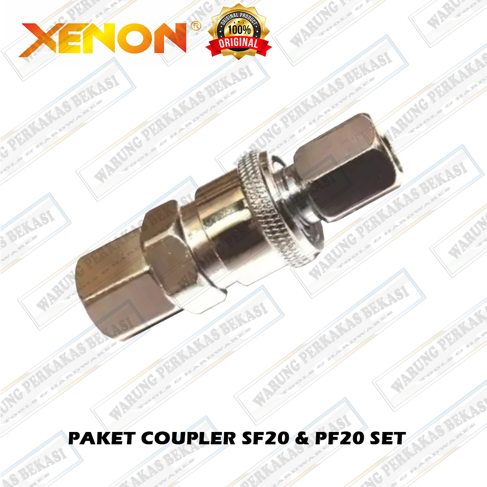 Xenon 1 Set SF20 Dan PF20 Quick Coupler Nepel Sambungan Angin Selang ...