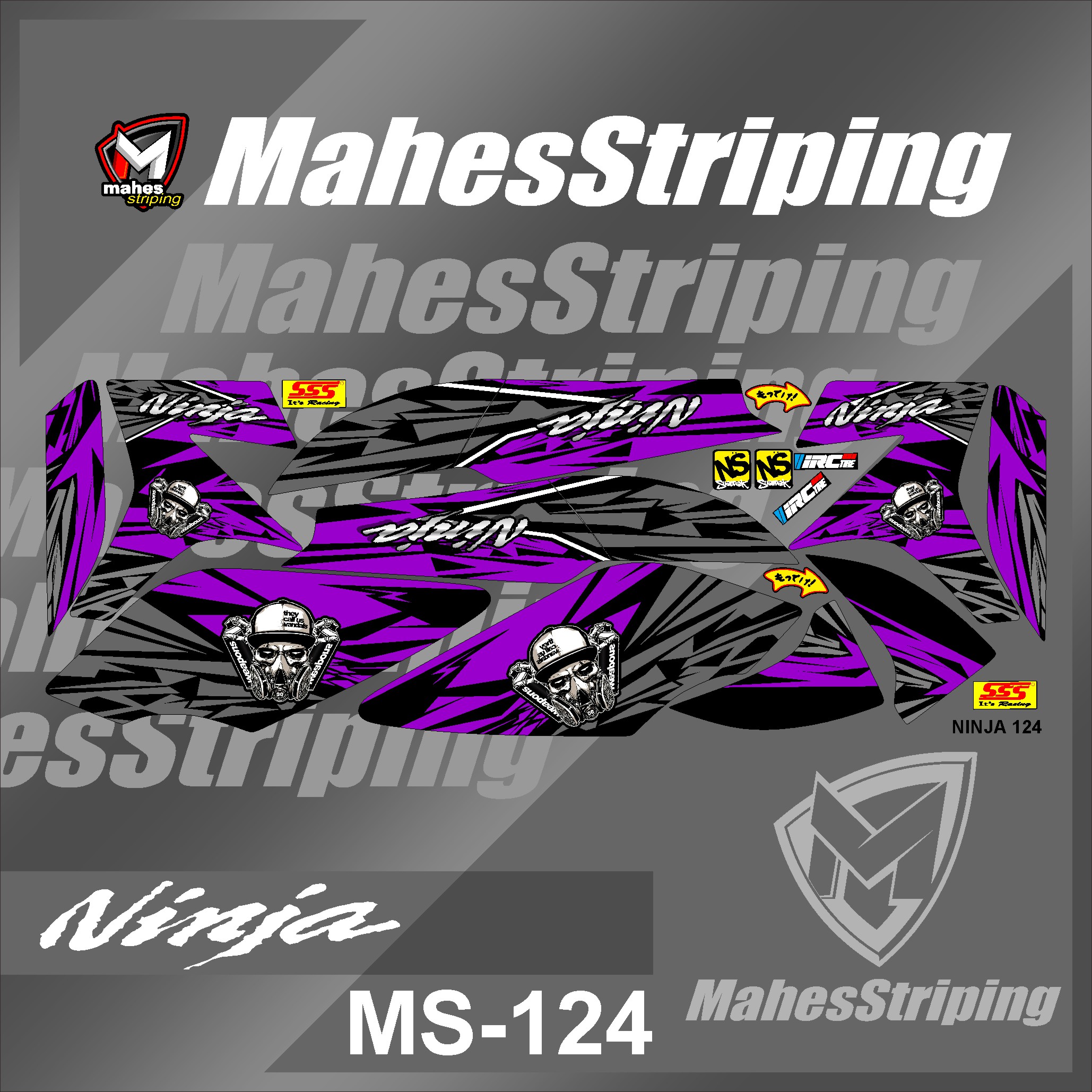 Sticker Striping Ninja R Code MS-124 | Lazada Indonesia