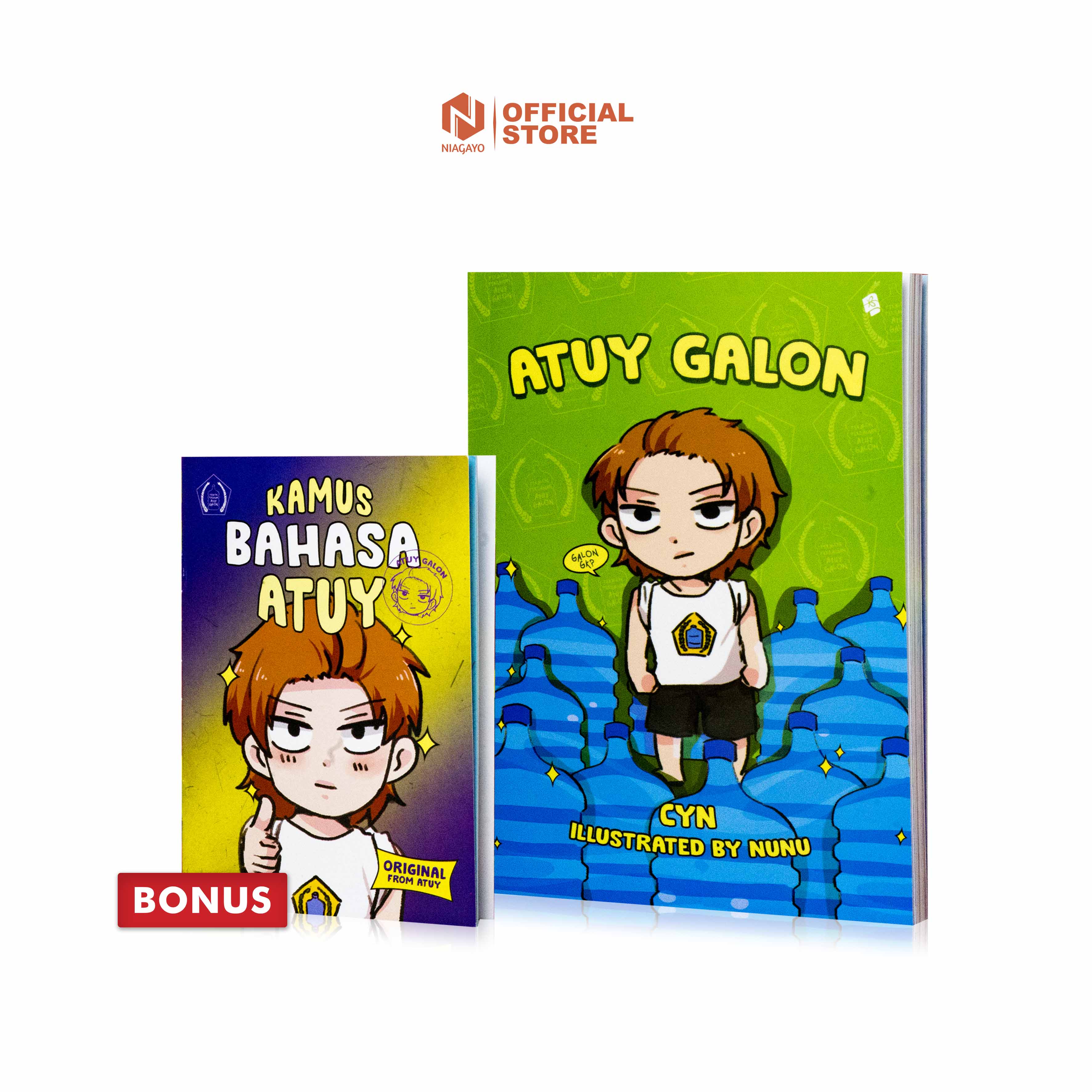 Buku Komik Atuy Galon / Cyn Illustrated By Nunu / Komik Bergambar ...