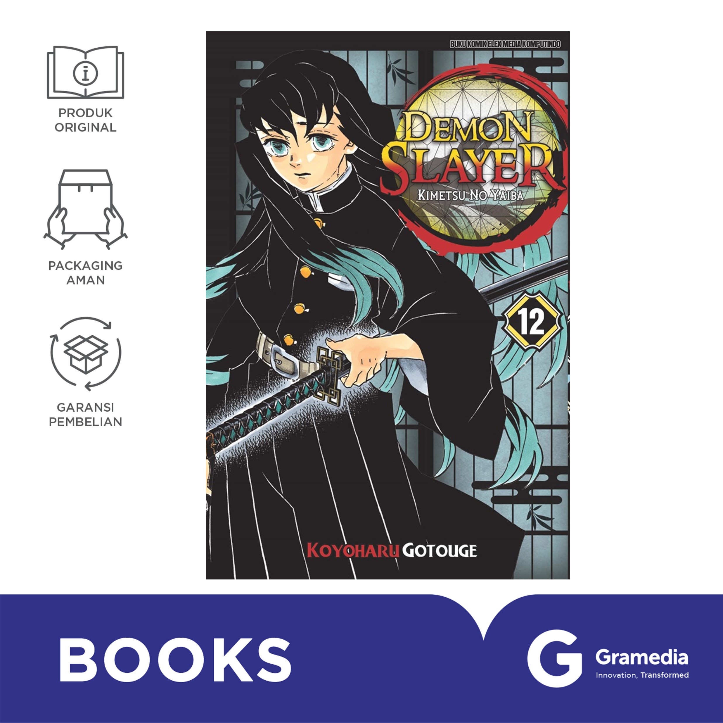 Buku Komik - DEMON SLAYER: Kimetsu no Yaiba 12 | Lazada Indonesia