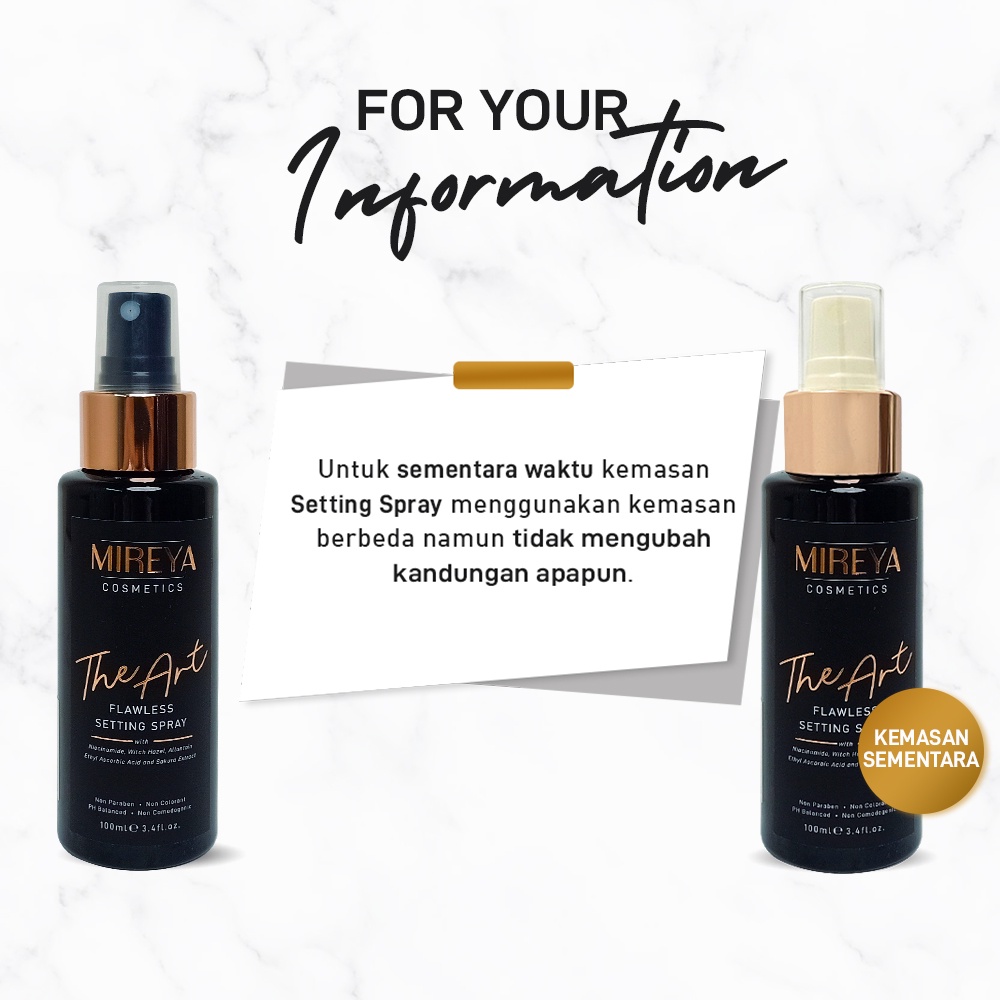Mireya The Art Flawless Setting Spray | Lazada Indonesia