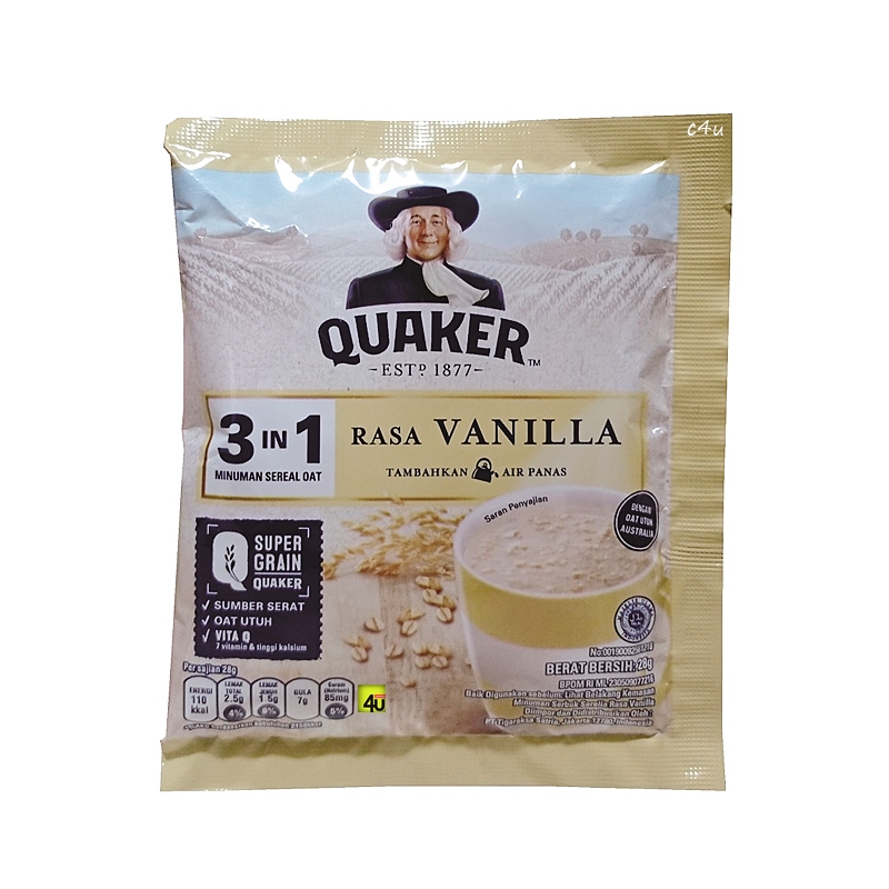 QUAKER 3 IN 1 - Oat Cereal Drink - 1 sachet | Lazada Indonesia