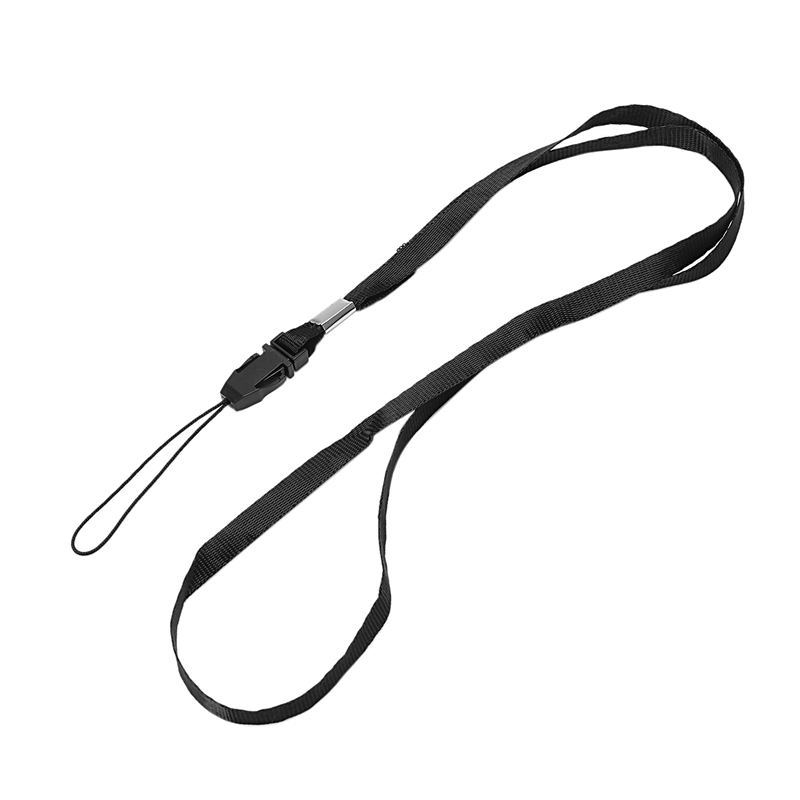 10x Black Lanyard Neck Strap for ID Pass Card Tags Phones Camera MP3 ...