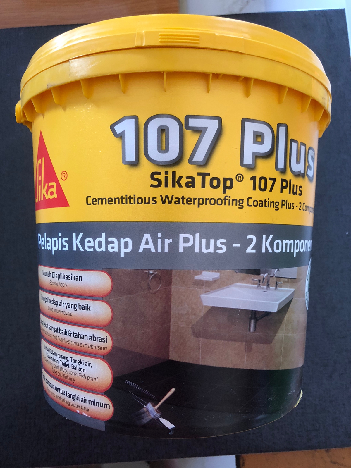 Sika Top 107 Plus Sikatop Waterproofing Coating Total 4 kg 2 komponen ...