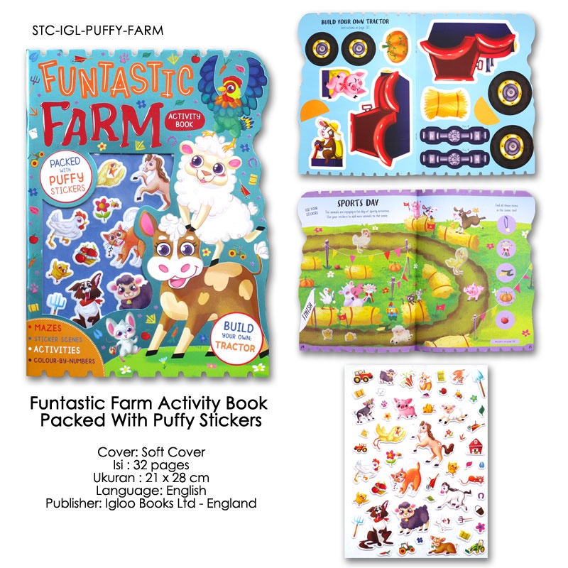 [Igloo Books] Things that Go Activity / Dinosaur Sticker Fun ...