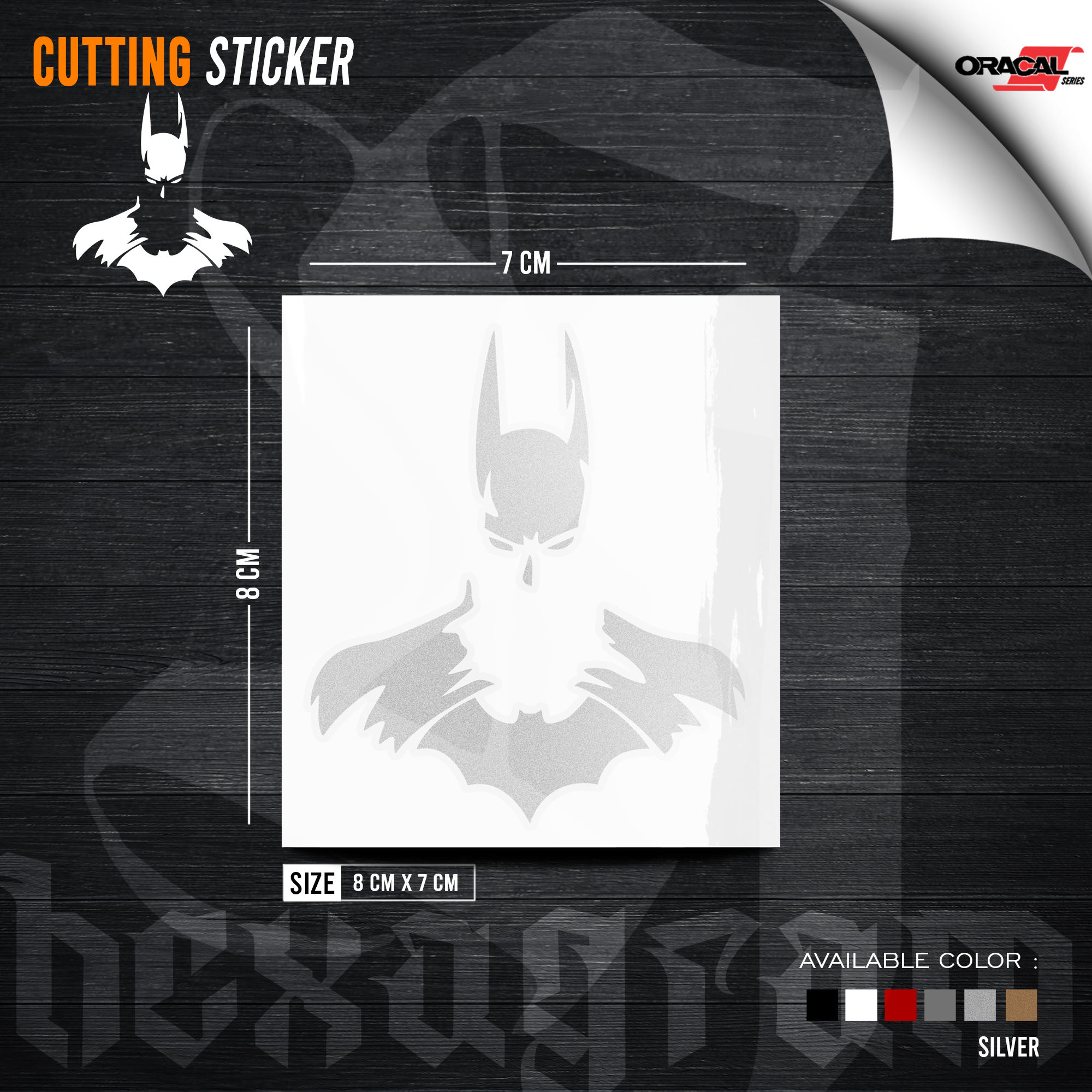 Cutting Sticker Batman Siluet | Stiker Cutting Batman Siluet | Batman ...
