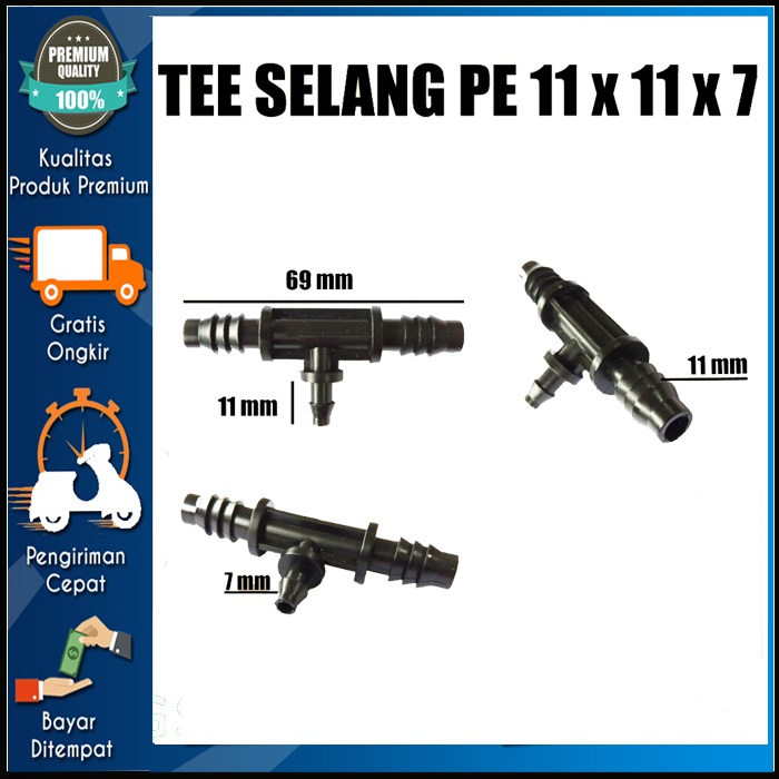 TEE T KONEKTOR / REDUCER SELANG PE 11 KE SELANG PE 7 | Lazada Indonesia