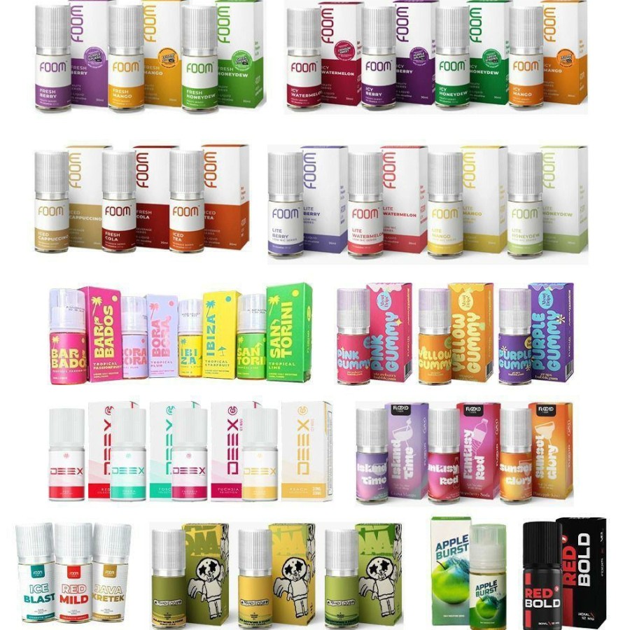LIQUID FOOM ALL VARIANT 30ML LIQUID VAPE POD / CAIRAN ISI ULANG VAPE ...
