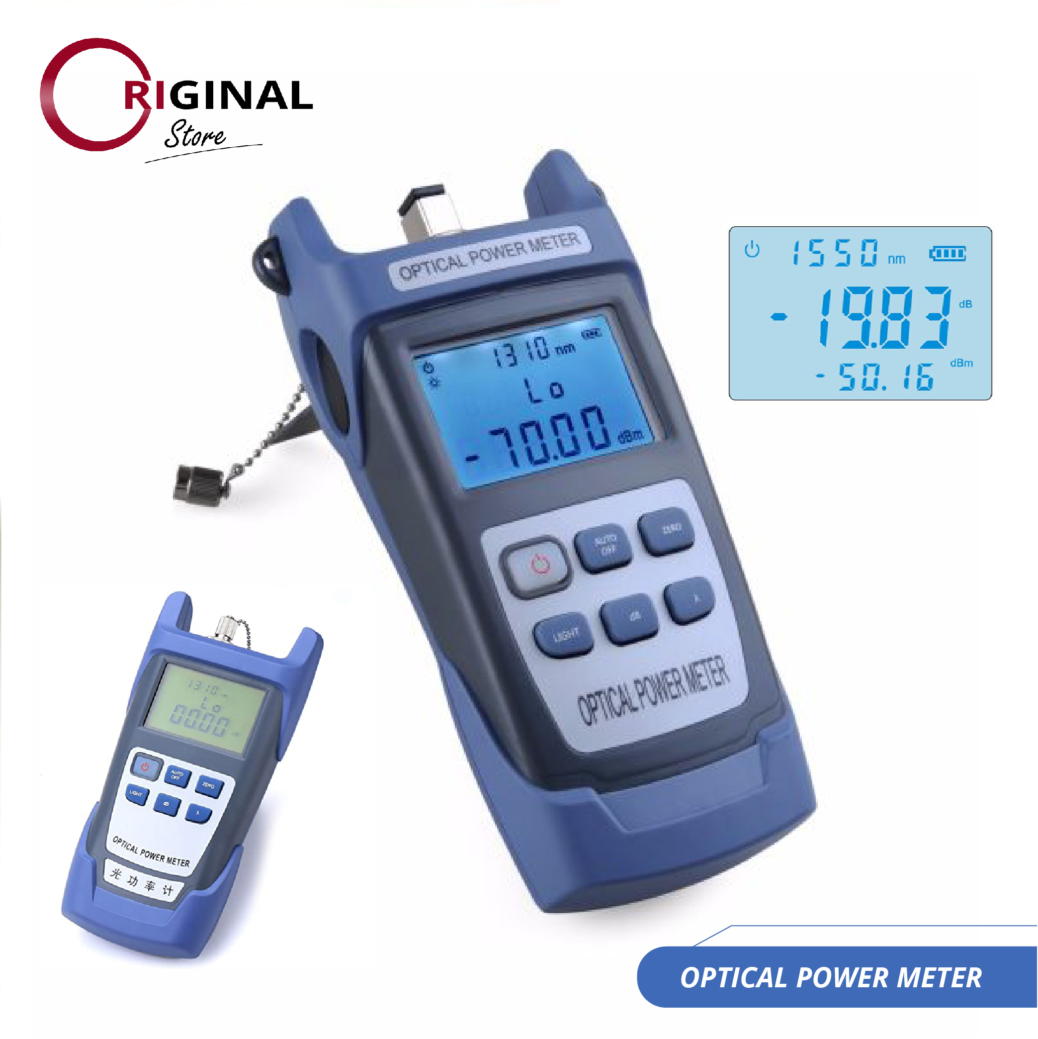 (ORIGINAL) Fiber Optik OPM Cable Tester Optical Power Meter | Lazada ...