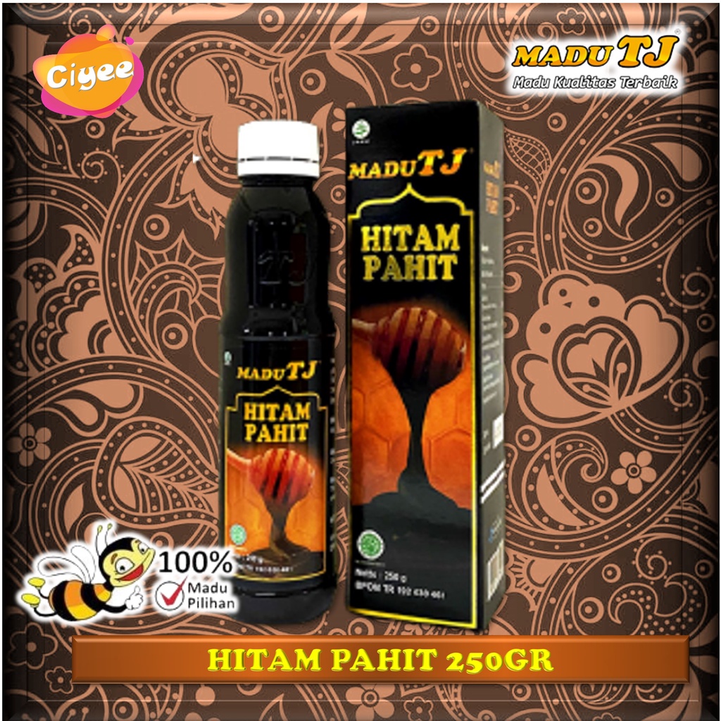 Madu TJ Hitam Pahit 250 Gr - Peningkat Daya Tahan Tubuh dan Tenaga ...