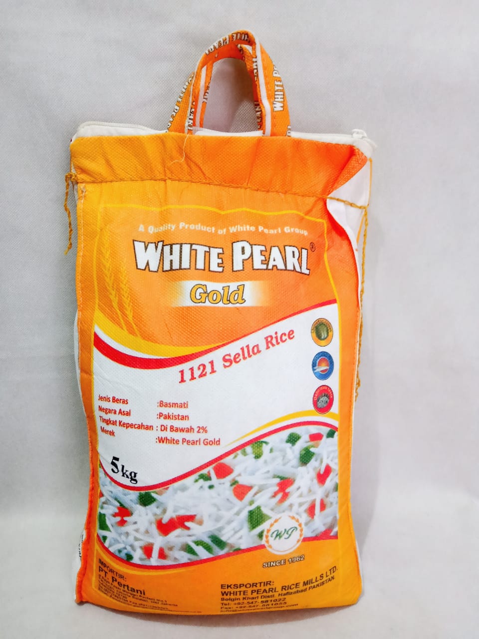 Beras Basmati white pearl 5kg Basmati Rice enak beras india | Lazada ...