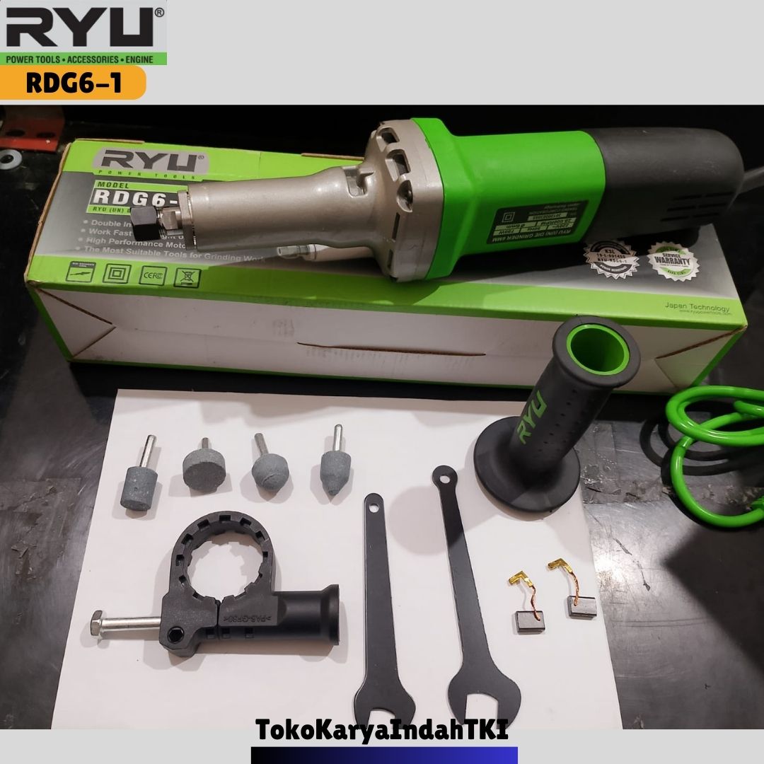 Mesin Gerinda Botol Gurinda Tuner RYU RDG6-1 Die Grinder 6mm Ryu Hand ...