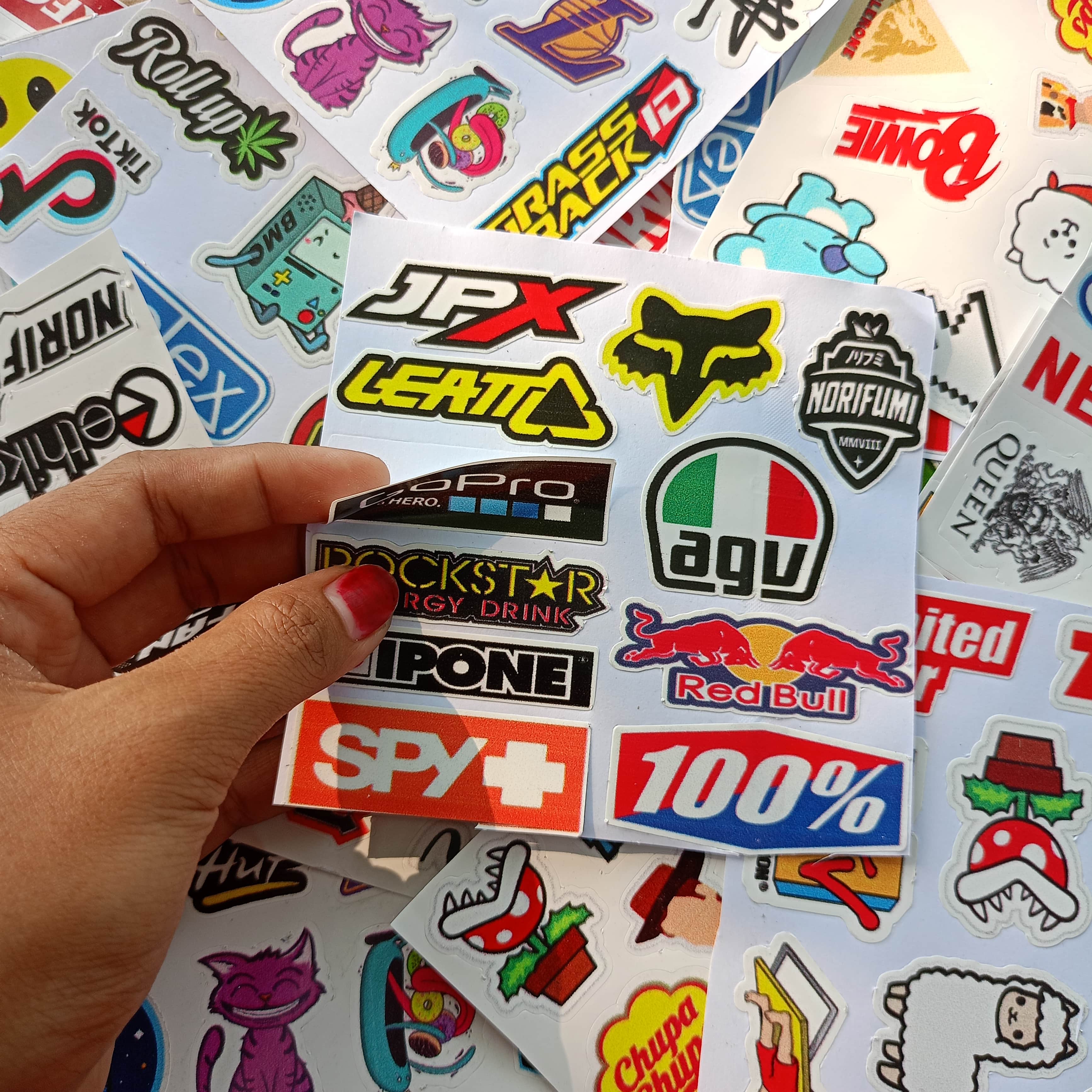 STIKER ESTETIK TUMBLER-STIKER BOTOL VARIASI-STIKER-STIKER-STIKER MODEL ...