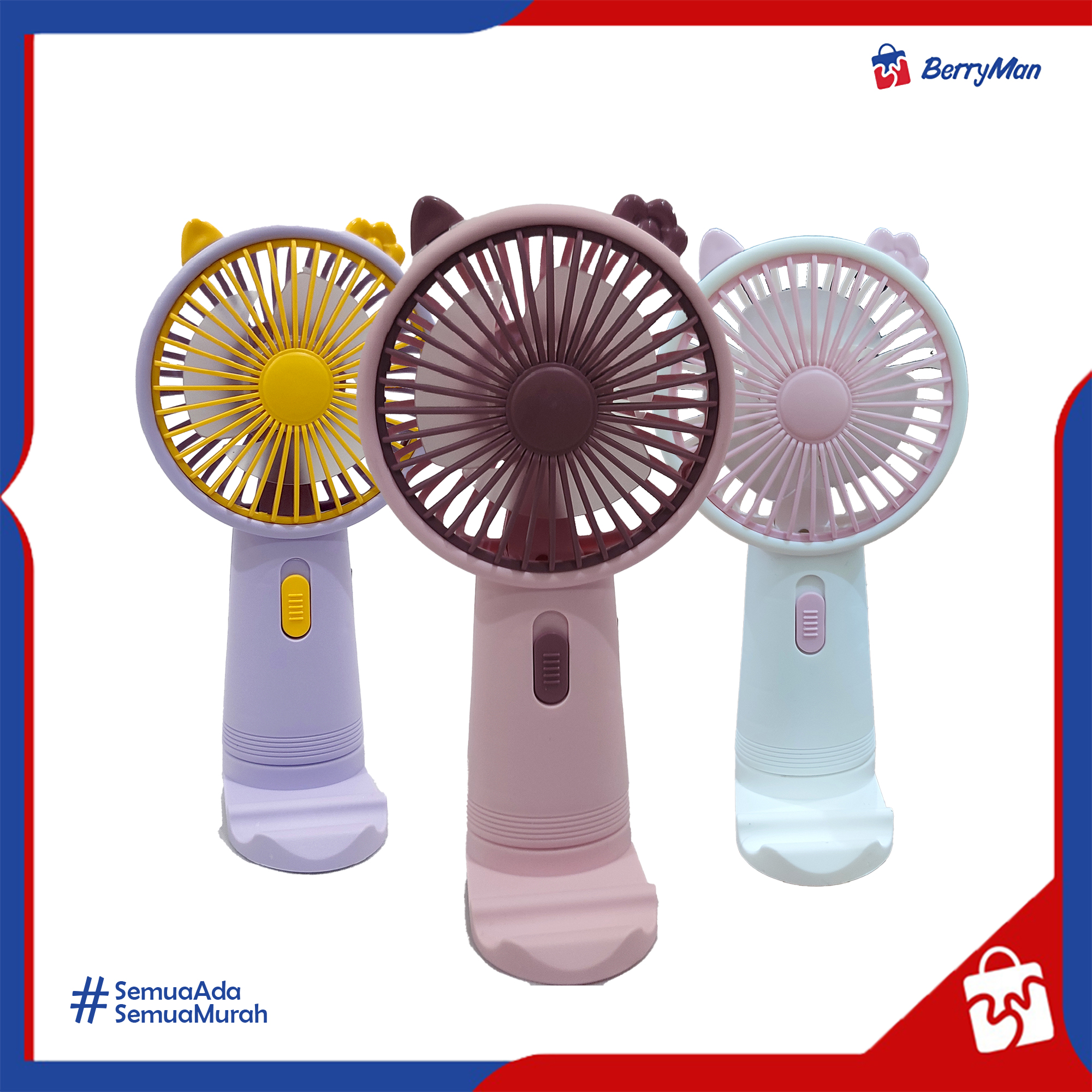KIPAS ANGIN GENGGAM Portable - Handy Mini Fan SX-115 Rechargeable ...