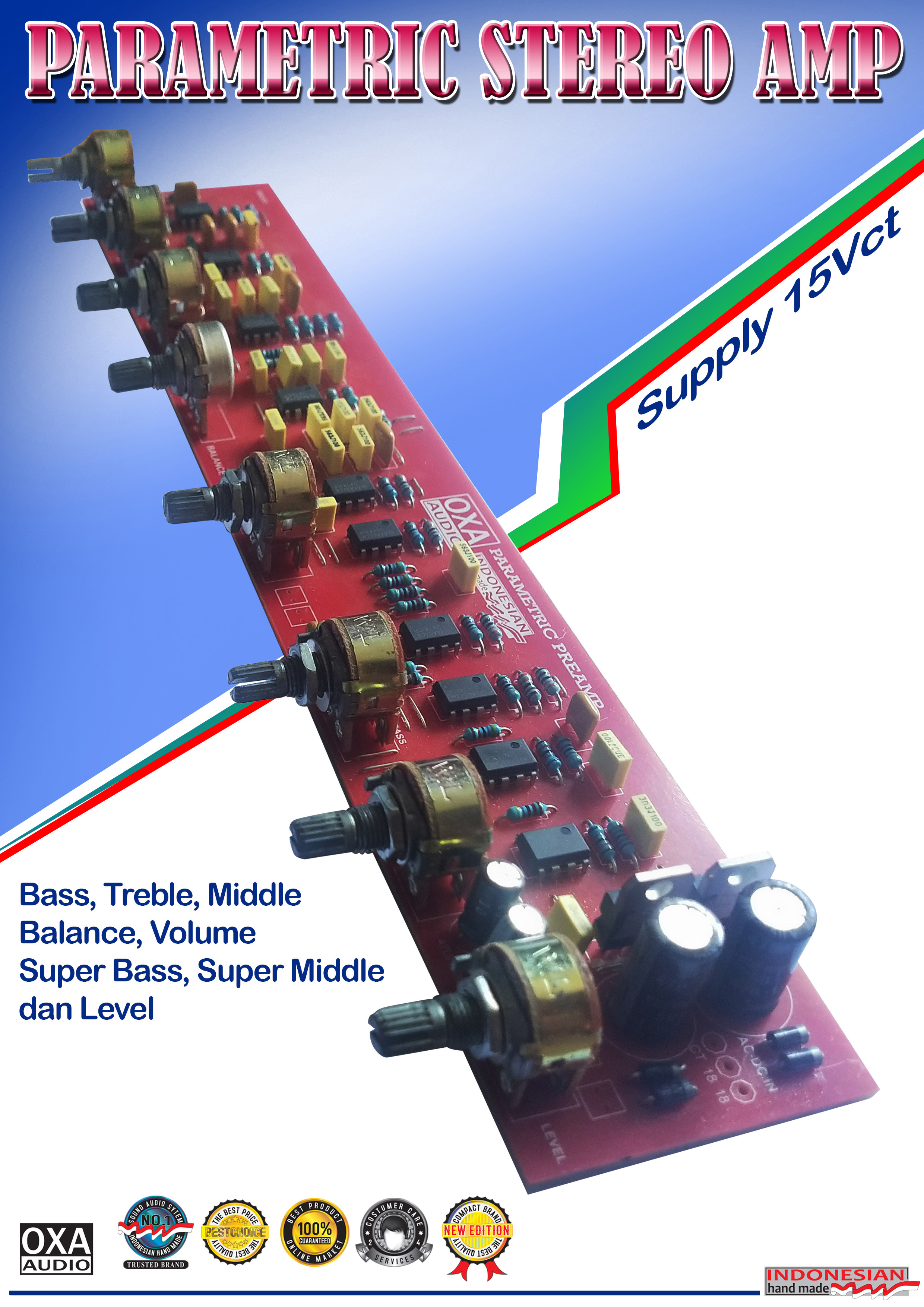 PARAMETRIC PRE AMPLIFIER STEREO PRO | Lazada Indonesia