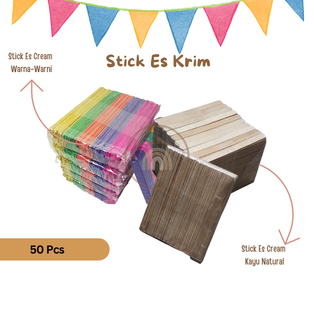 Stick Es Krim/ Stick Ice Cream/ Stick Kreasi/ Stick es krim warna ...