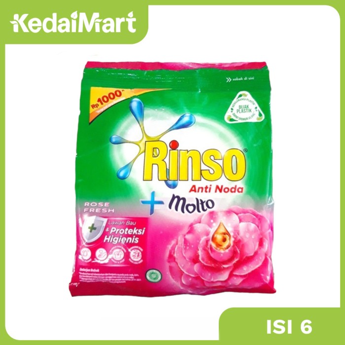 Rinso Molto Perfume Essence Bubuk Sachet Isi 6 x 42 Gram | Lazada Indonesia