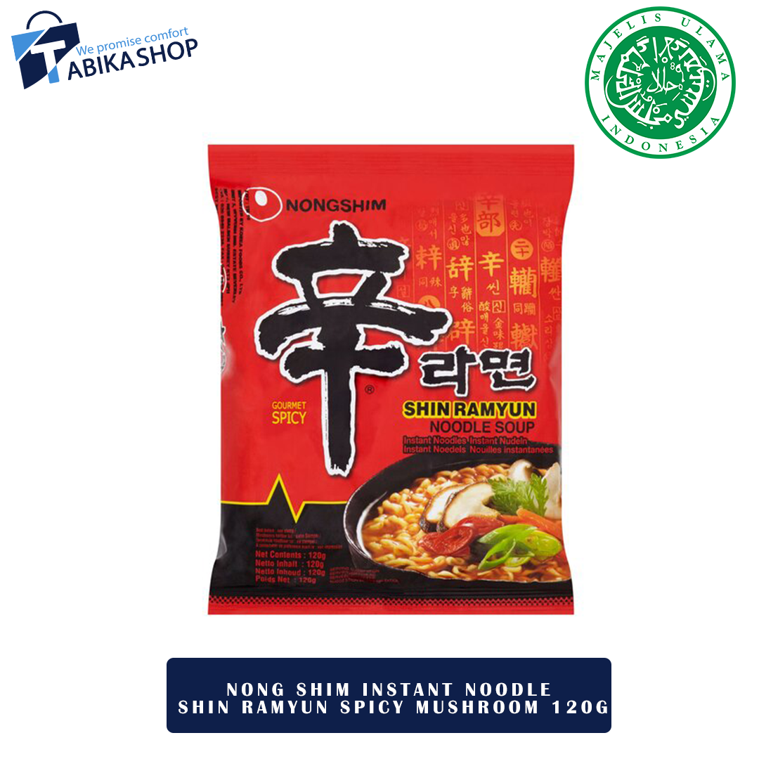 Nong Shim Instant Noodle Shin Ramyun Spicy Mushroom 120Gr | Lazada ...