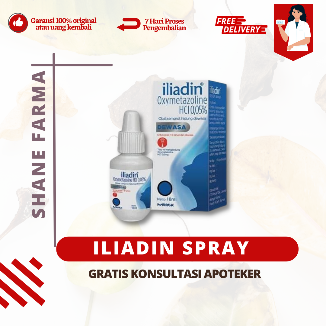 Iliadin Nasal Spray 10 mL - Obat Semprot Hidung Tersumbat | Lazada ...
